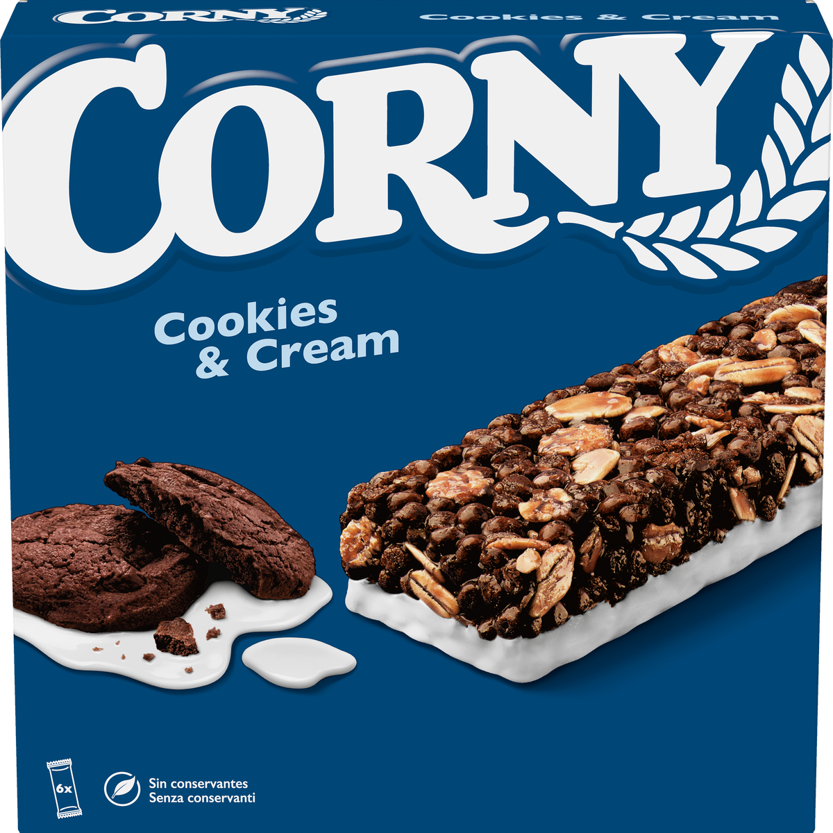 Barrita Corny cookies & cream – Hero