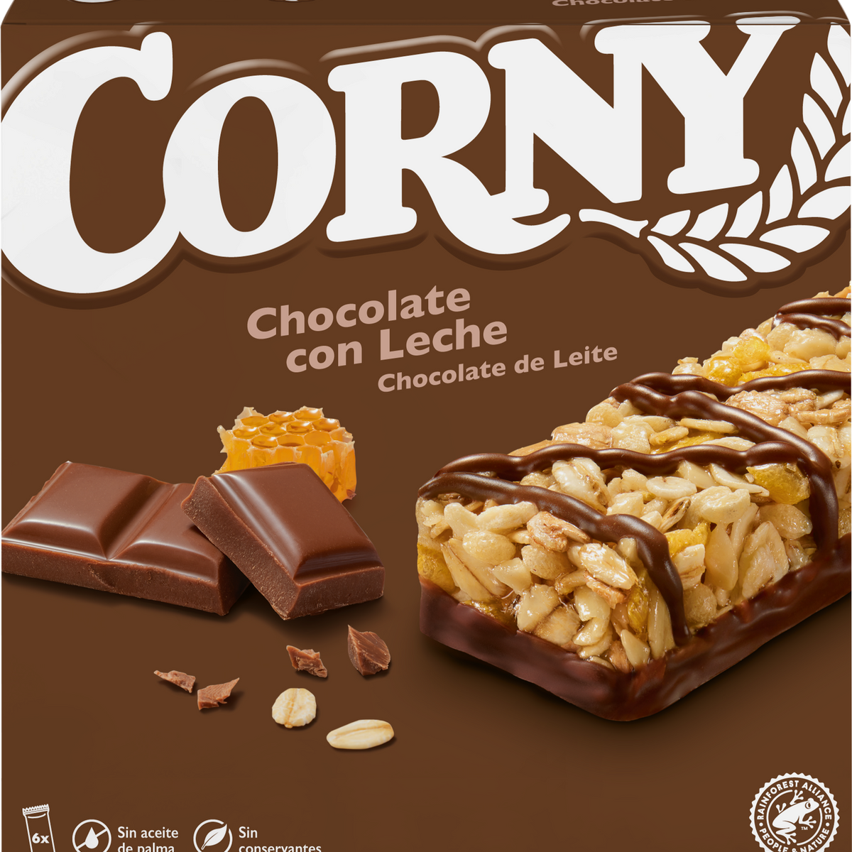 Barrita Corny chocolate con leche – Hero